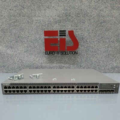 Juniper EX3300-48P 48-port 10/100/1000BASE-T PoE Ethernet Switch, 4 SFP ...