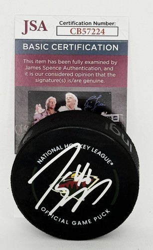 Jared Spurgeon signed Minnesota Wild Official Game Puck autographed JSA ...