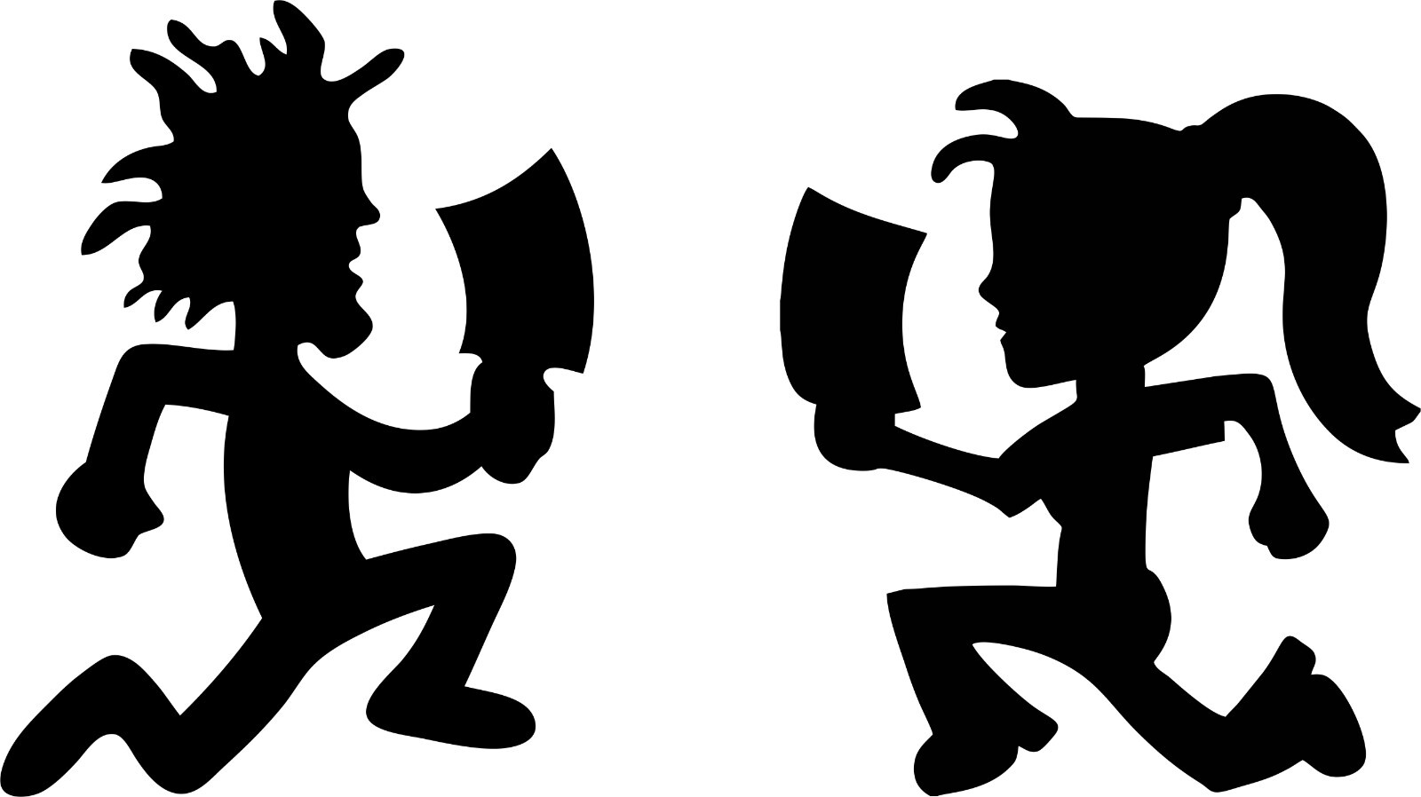 Hatchet Girl And Hatchet Man Together