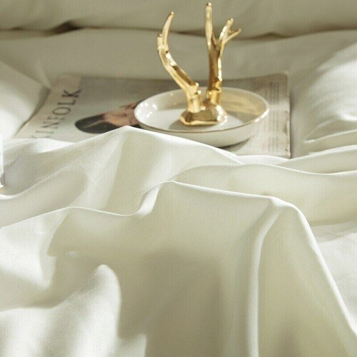 Luxury 4PC Sheet Set Egyptian Cotton US-All Size 1000/1200 TC Ivory ...