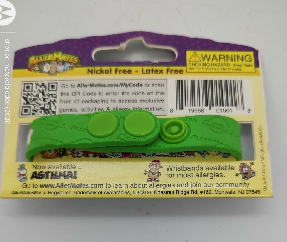 MediMates AllerMates Allergy Wristbands Medical ID Health Alert for ...
