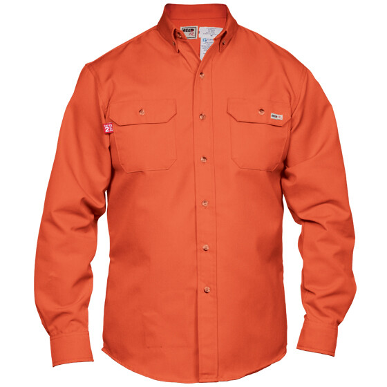 Flame Resistant Work Shirts GlenGuard 2 Pocket Industrial FR Uniform ...