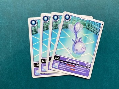 Moonmon BT22-006 Playset Cyber Eden Digimon Card Game x4 | eBay
