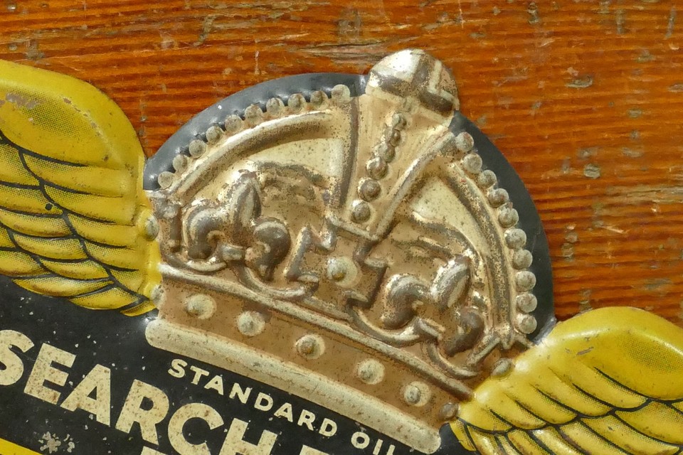 Vintage Original 1930s Standard Oil Research Test Car License Plate ...