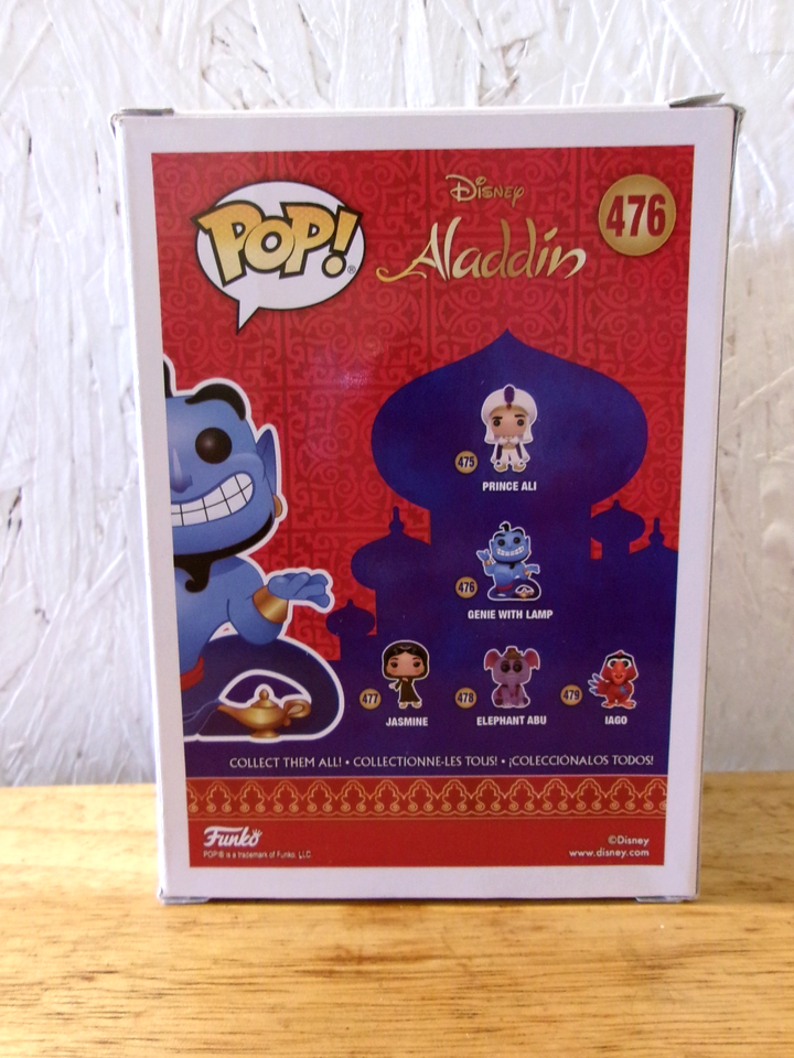 Funko Pop! Disney's Aladdin #476 Genie With The Lamp Vinyl Collectible ...
