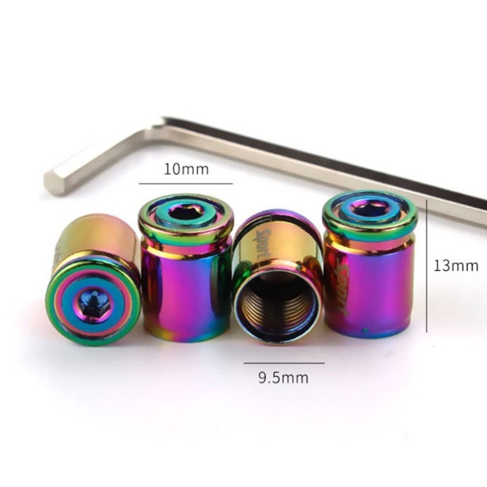 New Parts Tire Valve Cap Anti-theft Fits For Autos For Motorcycles ...