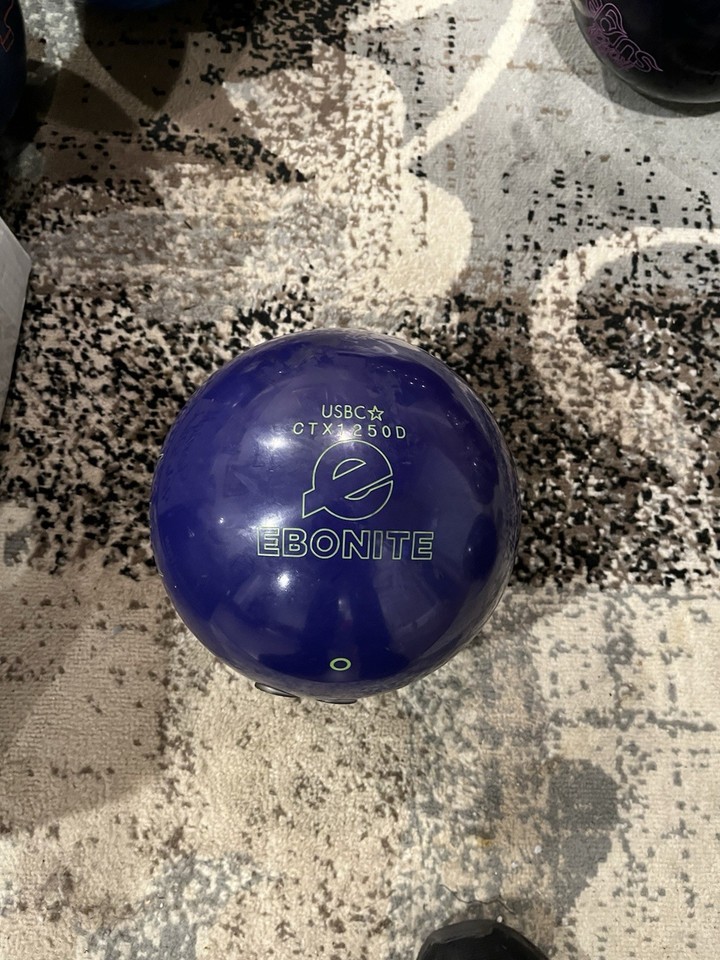 15lbs Ebonite Turbo X USED Bowling Ball Single Drill | eBay