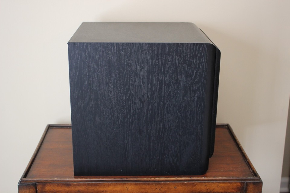 KEF C4 SUBWOOFER (BLACK) 200 WATT POWERED HOME THEATER AUDIOPHILE SUB ...