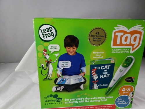 LeapFrog Tag Reading System :Dr Seuss Cat In The Hat Green Touch New | eBay
