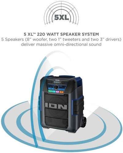 Ion Explorer XL IPA150X High-Power All Weather Premium Speaker (Good ...