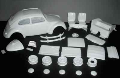 1949 VW SPLIT WINDOW SUNROOF RESIN CONVERSION KIT! for 1/24 TAMIYA 1966 ...