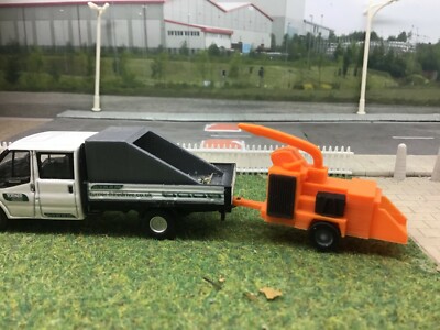 1:76 / OO gauge 3D printed Wood chipper (Orange) | eBay UK