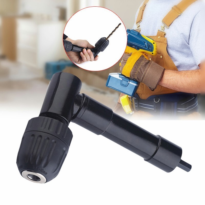 Right Angle Drill Converter Attachment Adapter 90 Degree Chuck Range 0. ...