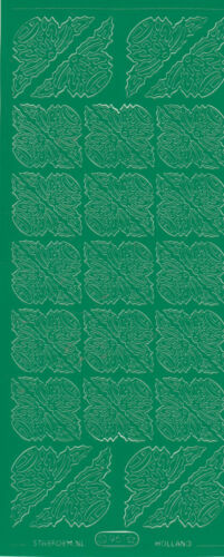 Christmas Corners Starform Self Adhesive Peel Off Stickers Card Making ...