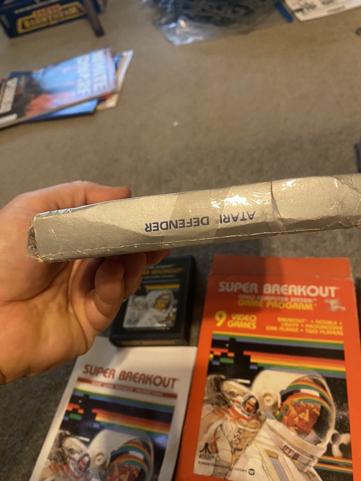 Atari 2600 5200 Game Lot Air Sea Battle Super Breakout Defender Cib | eBay