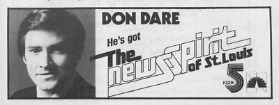 1981 KDSK ST LOUIS TV NEWS AD / DON DARE REPORTER | eBay