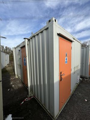 16ft 3 + Toilet block welfare site cabin container for campsite or ...