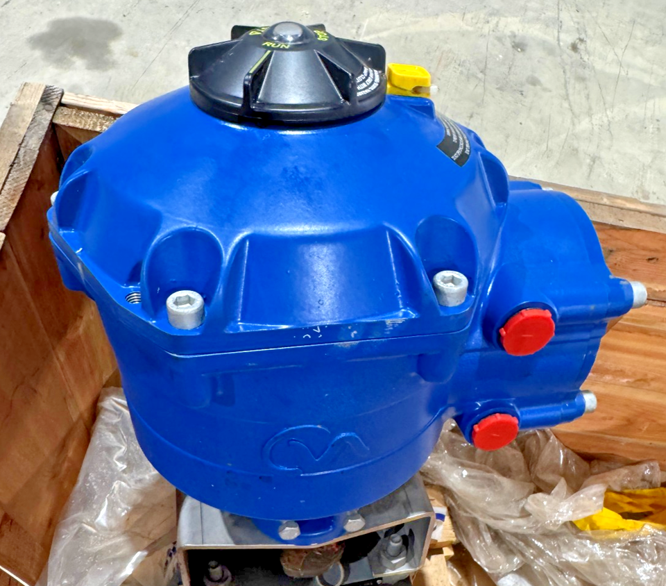 FISHER 4" Vee-Ball V200 Class 600 C/W Rotork CVQ1200F07 Electric ...