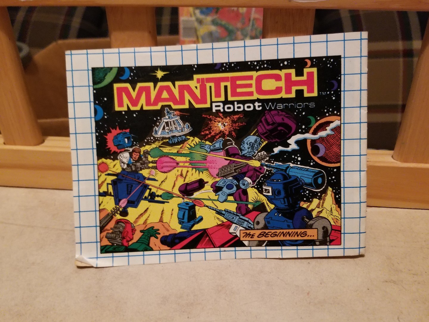 VTG Vintage 1983 ManTech Robot Warriors The Beginning Comic Book Remco ...