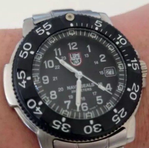 LUMINOX Watch NAVY SEALS SERIES 3100 Stainless Steel Water Resistant ...