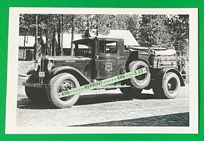Found 4X6 PHOTO of an Old US FOREST FIRE RANGER SERVICE TRUCK National ...