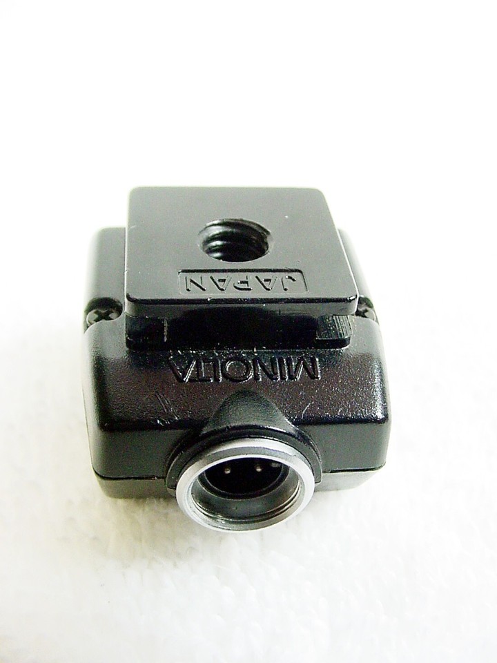 Minolta Flash shoe adapter | EX cable to Regular Flash Shoe | New | $26 ...