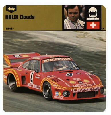 Claude Haldi - Racing Race Driver Edito Service SA Auto Rally Card | eBay