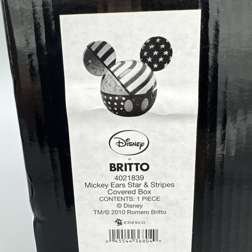 Disney Romero Britto, Mickey Ears Star & Stripes Box, year 2010 ...