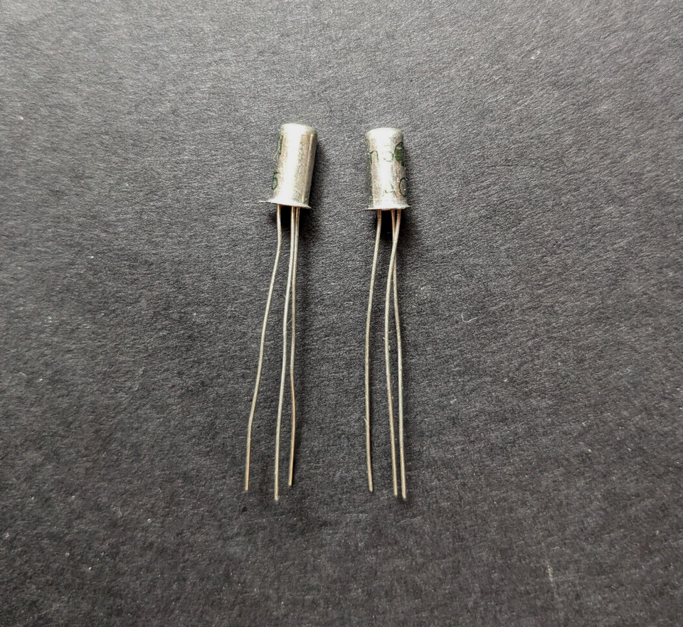 AC 125 germanium PNP transistors Tungsram NOS =NKT275 matched HFE 2pcs ...