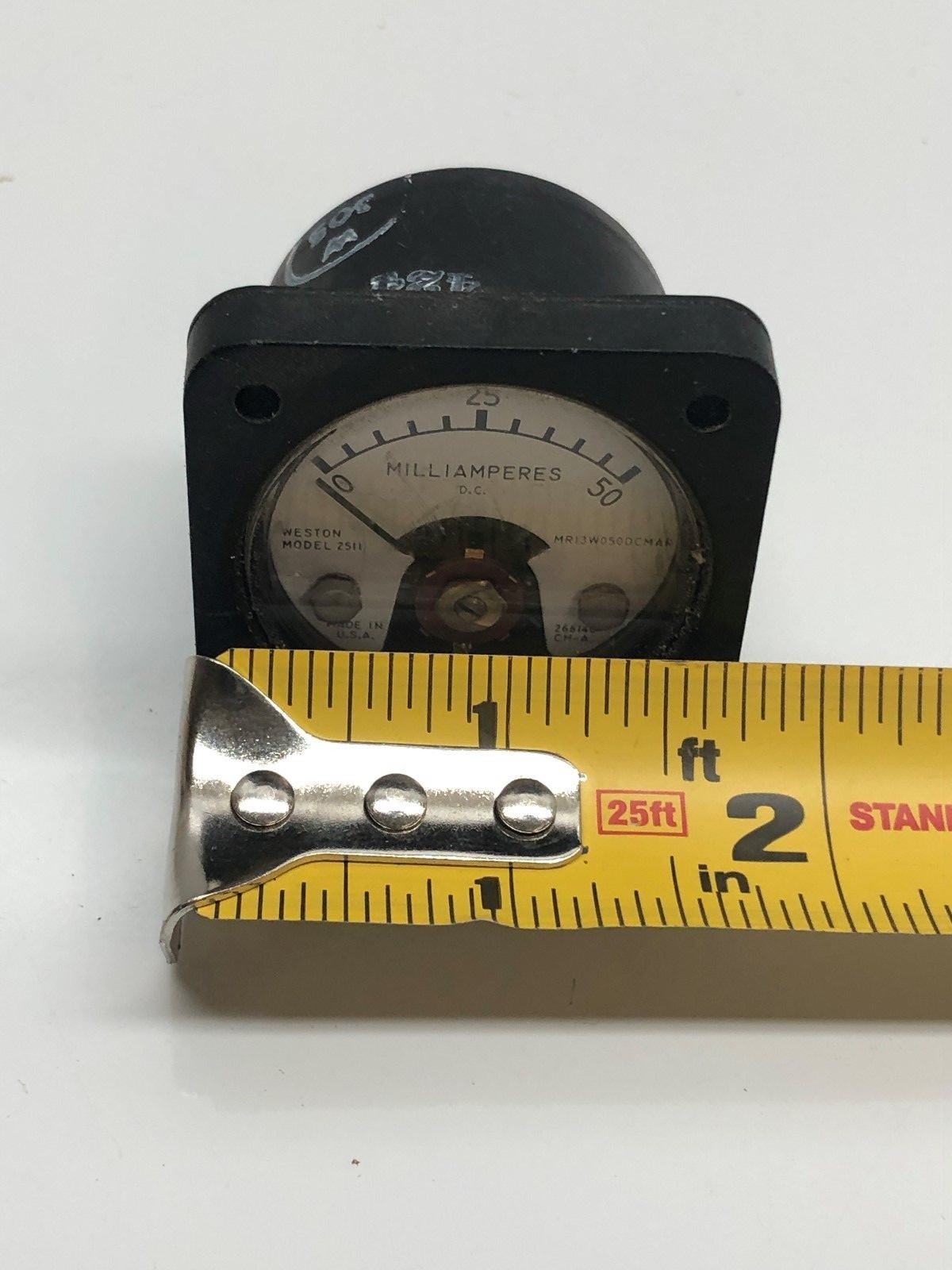 WESTON MODEL 2511 MILLIAMPERS GAUGE MILITARY SURPLUS | eBay