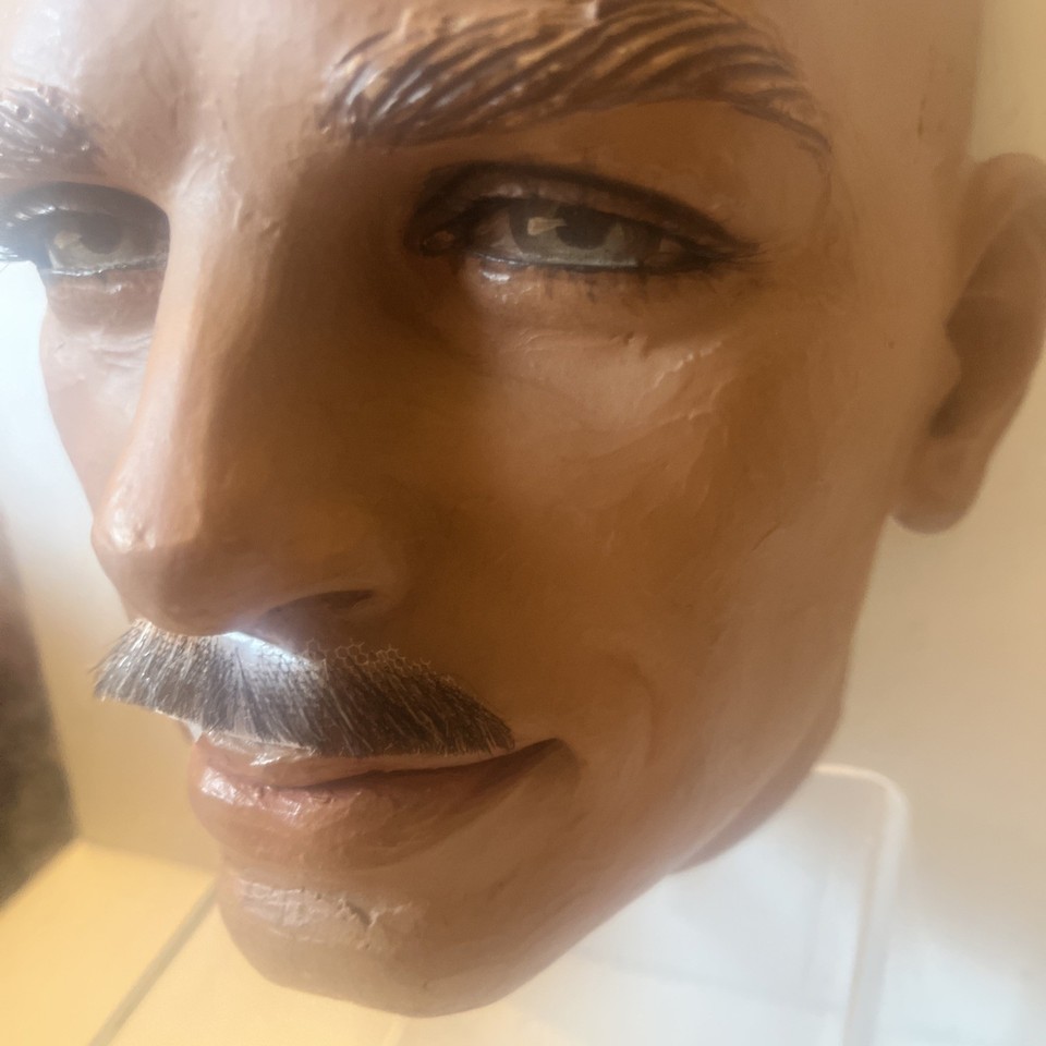 100%Human Hair Pencil Moustache Handtied Black 2.5in. (2a) | eBay