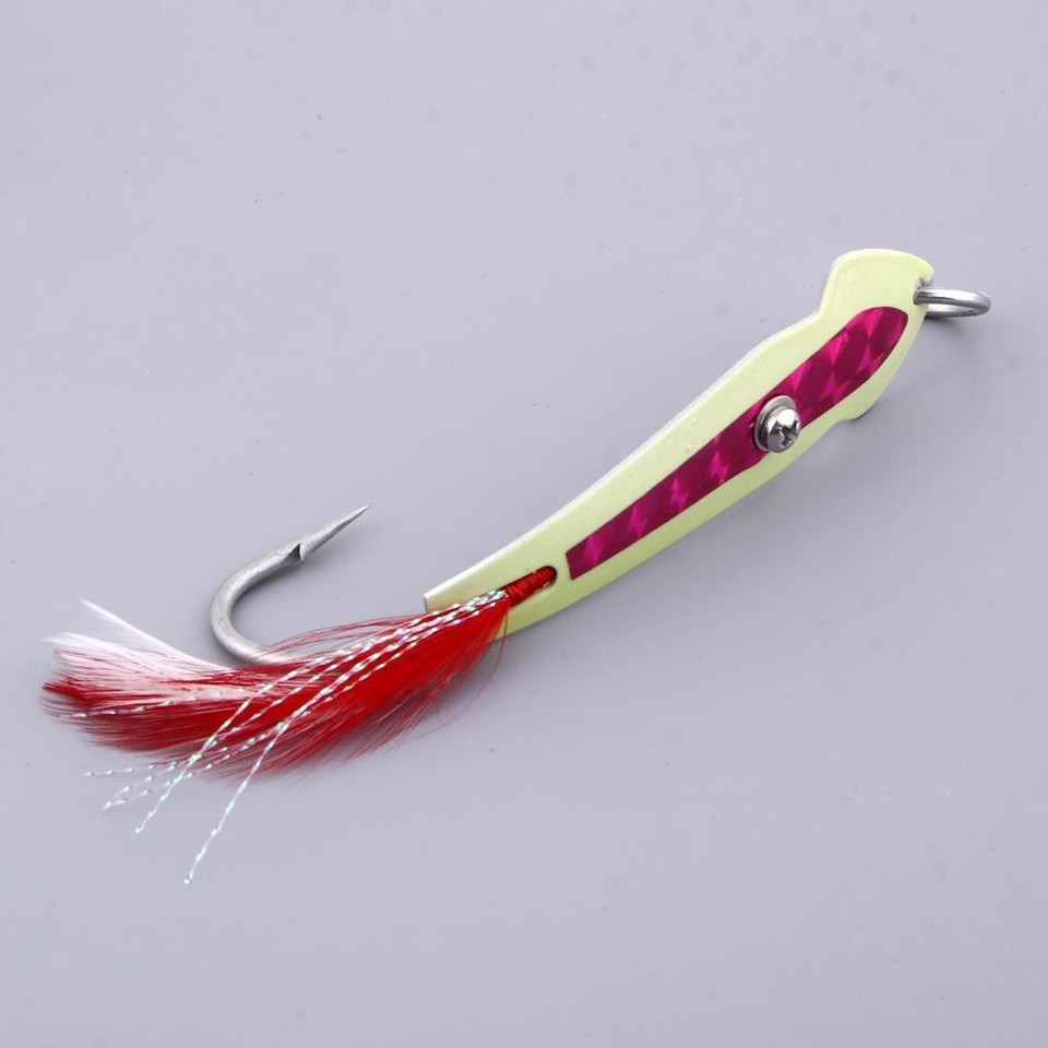 Hard Fishing Feathered Lures Hooks Mackerel Tuna Metal | eBay UK