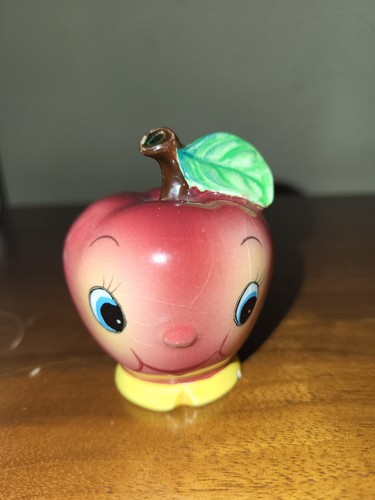 Vintage PY Anthropomorphic Apple Shaker | eBay
