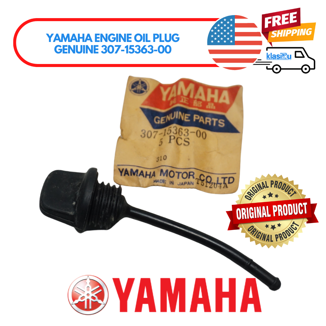 Genuine Yamaha AS3 RD 125 CS5 LS2 U7E RD125 RD200 Engine Oil Plug NOS ...