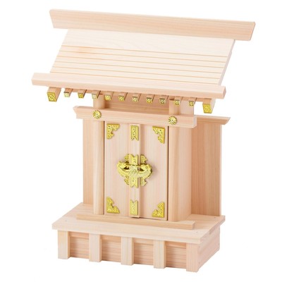 Japanese home shrine Miniature home shrine Decoration kamidana Wooden ...
