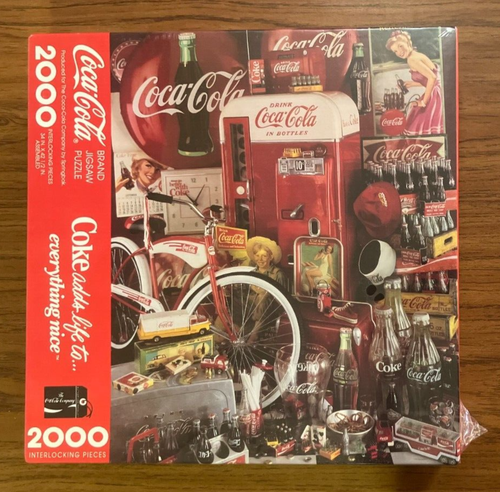 Springbok Coke Adds Life to Everything Nice 2000 pc Jigsaw Puzzle Coca ...