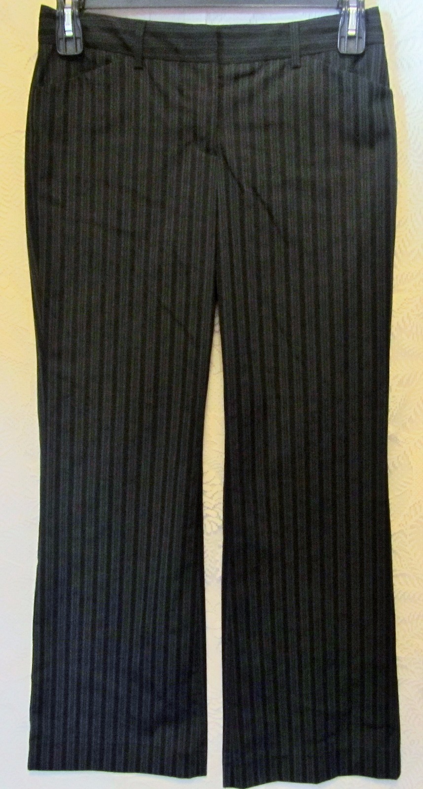 Women's Express Design Studio Editor Dress Pants Black/Charcoal Size 4 ...