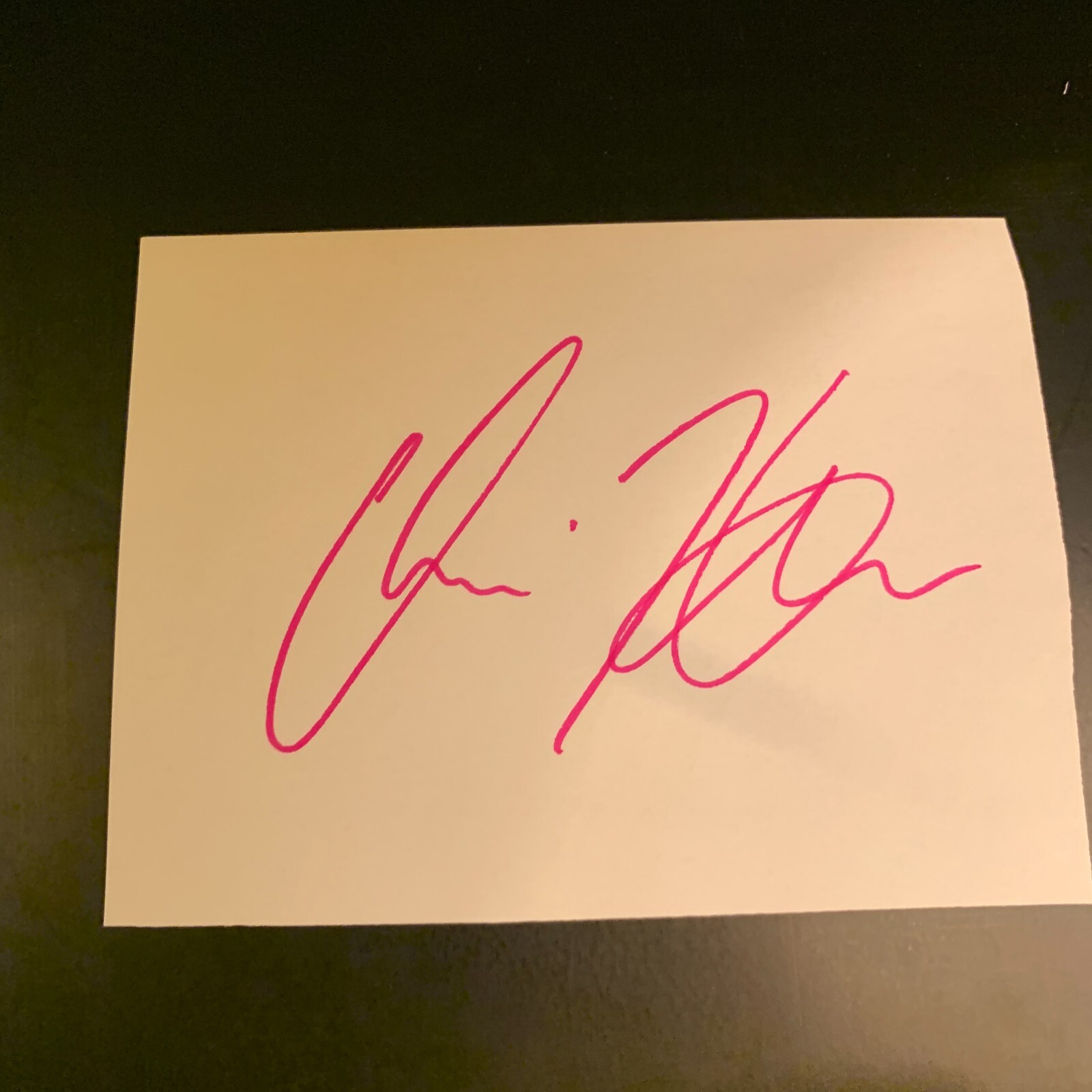 CHRIS HEMSWORTH AUTHENTIC HAND SIGNED SIGNATURE AUTOGRAPH + COA | eBay