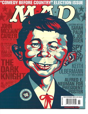 Mad Magazine #495 Nov08 Comedy Before Country Election Issue | eBay