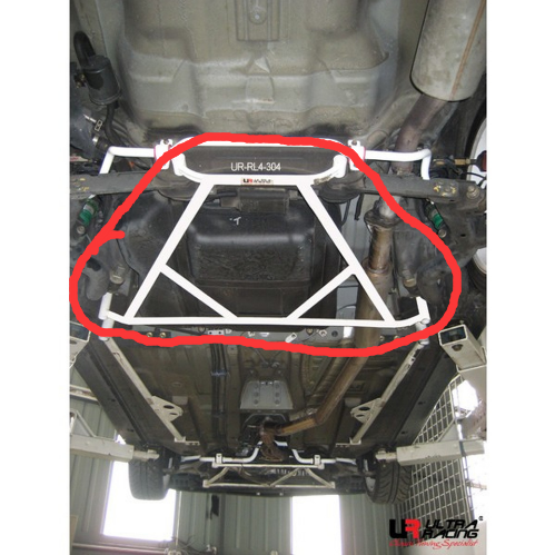 FOR ACURA RSX DC5 2002-2006 ULTRA RACING REAR SUBFRAME BAR 4 POINTS ...