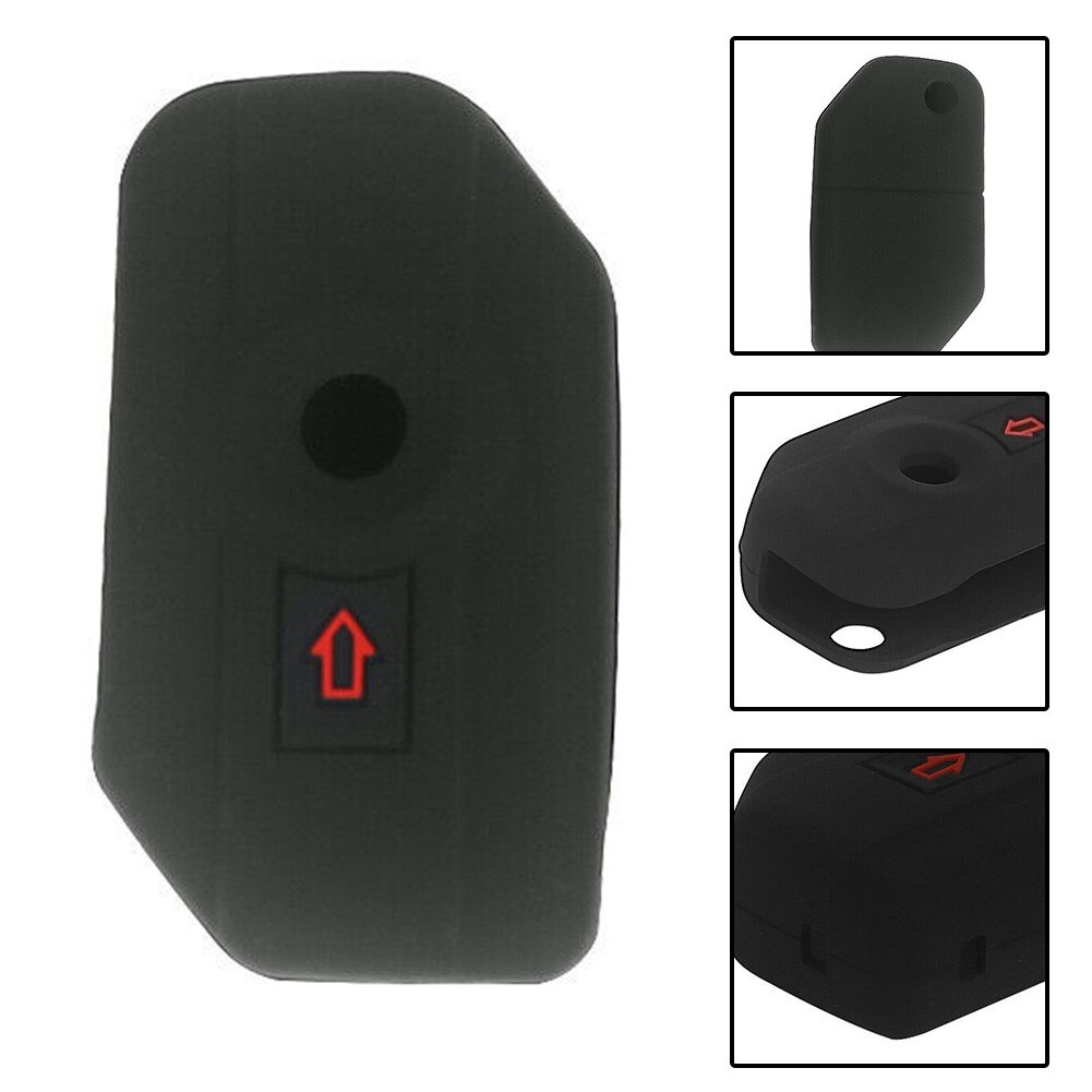Motorcycle Key Cover Shell Fob Holder Silicone 2 Button For BMW High ...