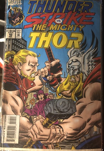 1994 Marvel Comics Thunder Strike VS The Might Thor #10 Direct Edition ...