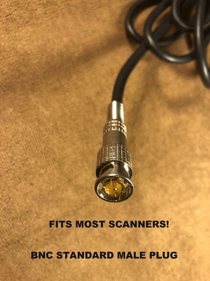 Scanner 1, Base Antenna 30' of Double Shielded Coax BNC 4 Antennas ...