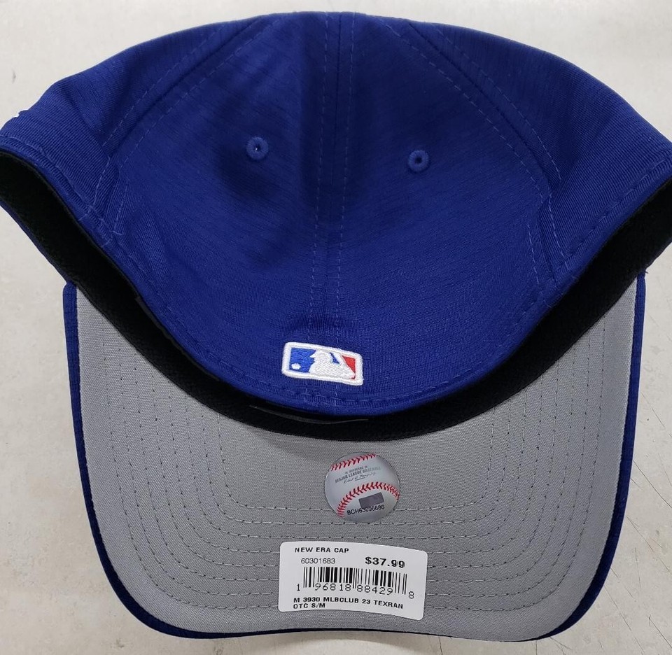 TEXAS RANGERS MLB NEW ERA 39THIRTY CLUB HOUSE FLEX FIT HAT CAP BLUE M/L ...