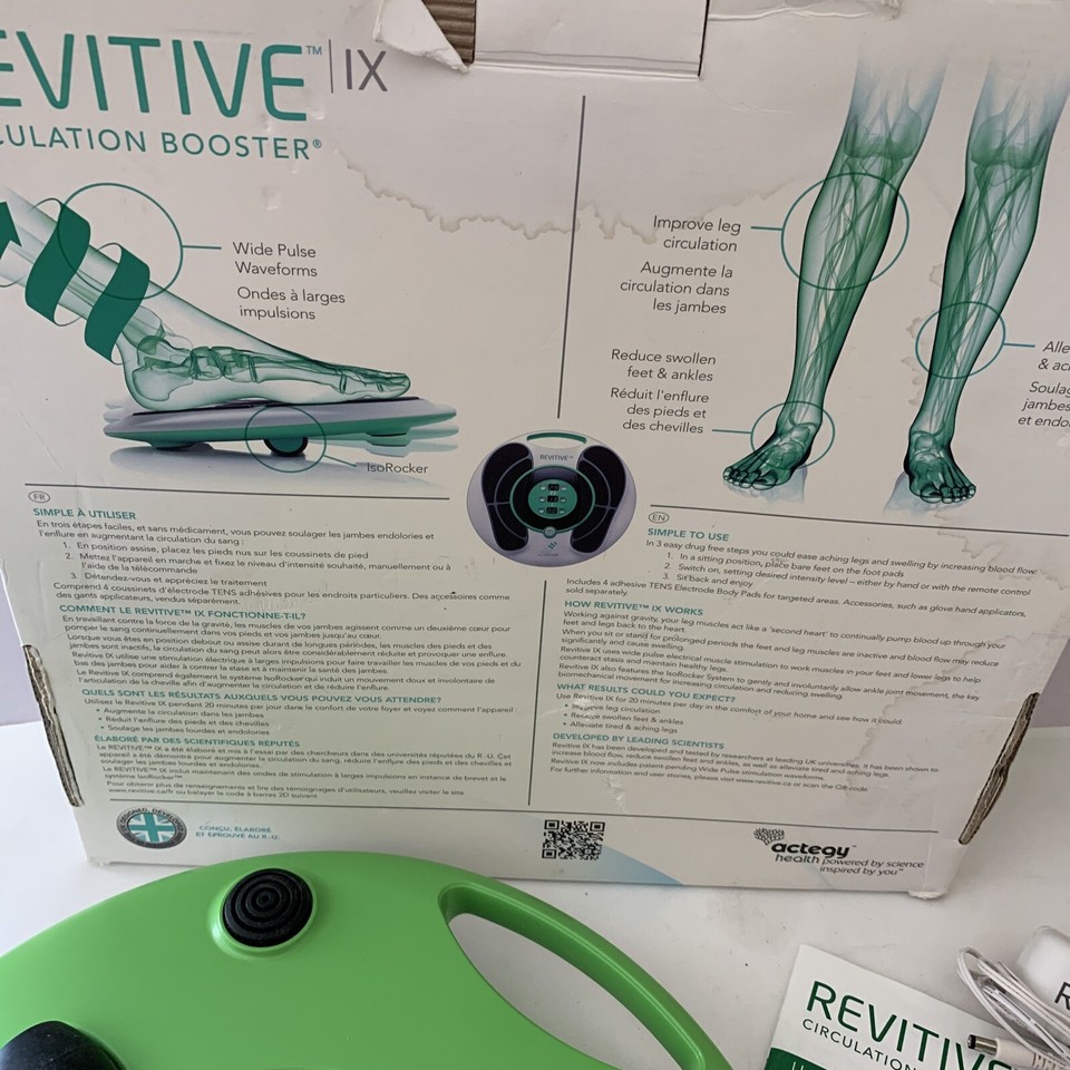 Revitive IX Circulation Booster RIX With Isorocker Has Remote And User ...