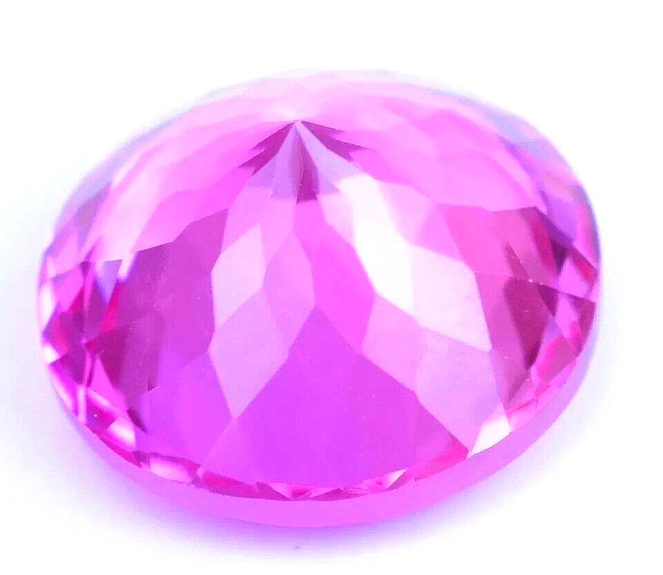 Natural Mogok Pink Ruby 12.40 Ct Round Cut Certified Flawless Loose ...