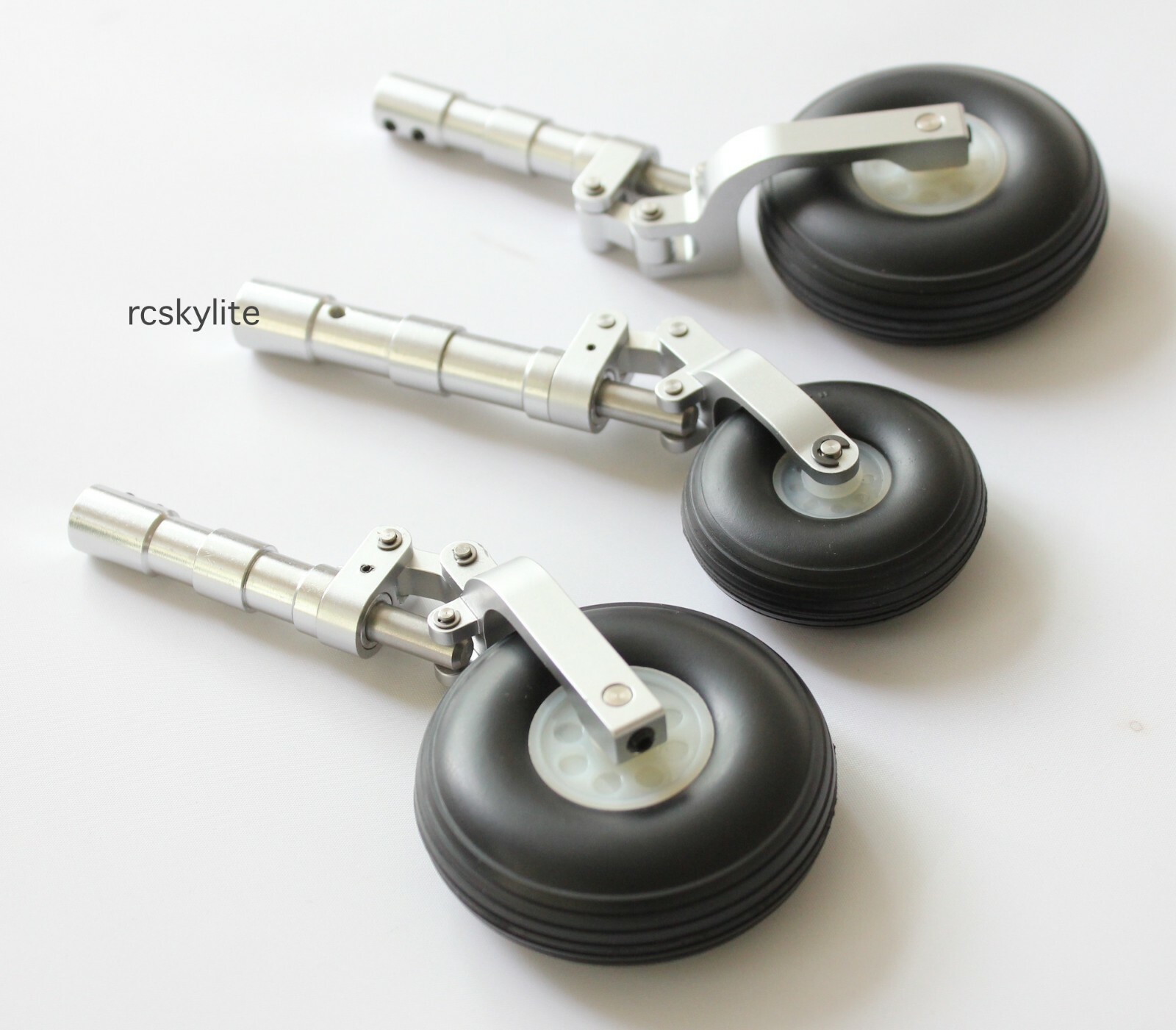 EDF Jet 104mm Main & Nose Oleo Struts Landing Gear with Wheels for RC ...