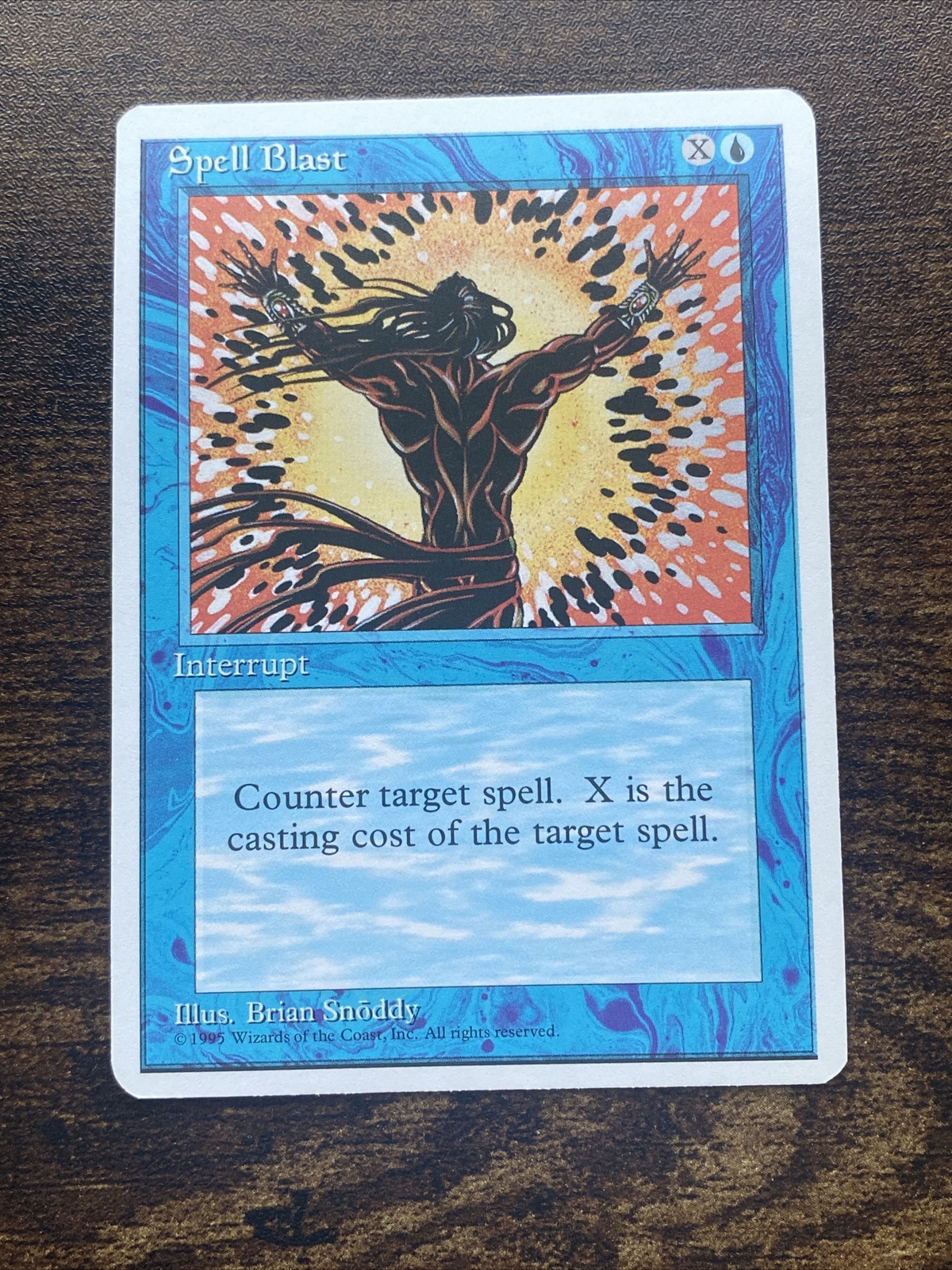 Spell Blast Fourth 4th Edition MTG Magic The Gathering L1414* | eBay