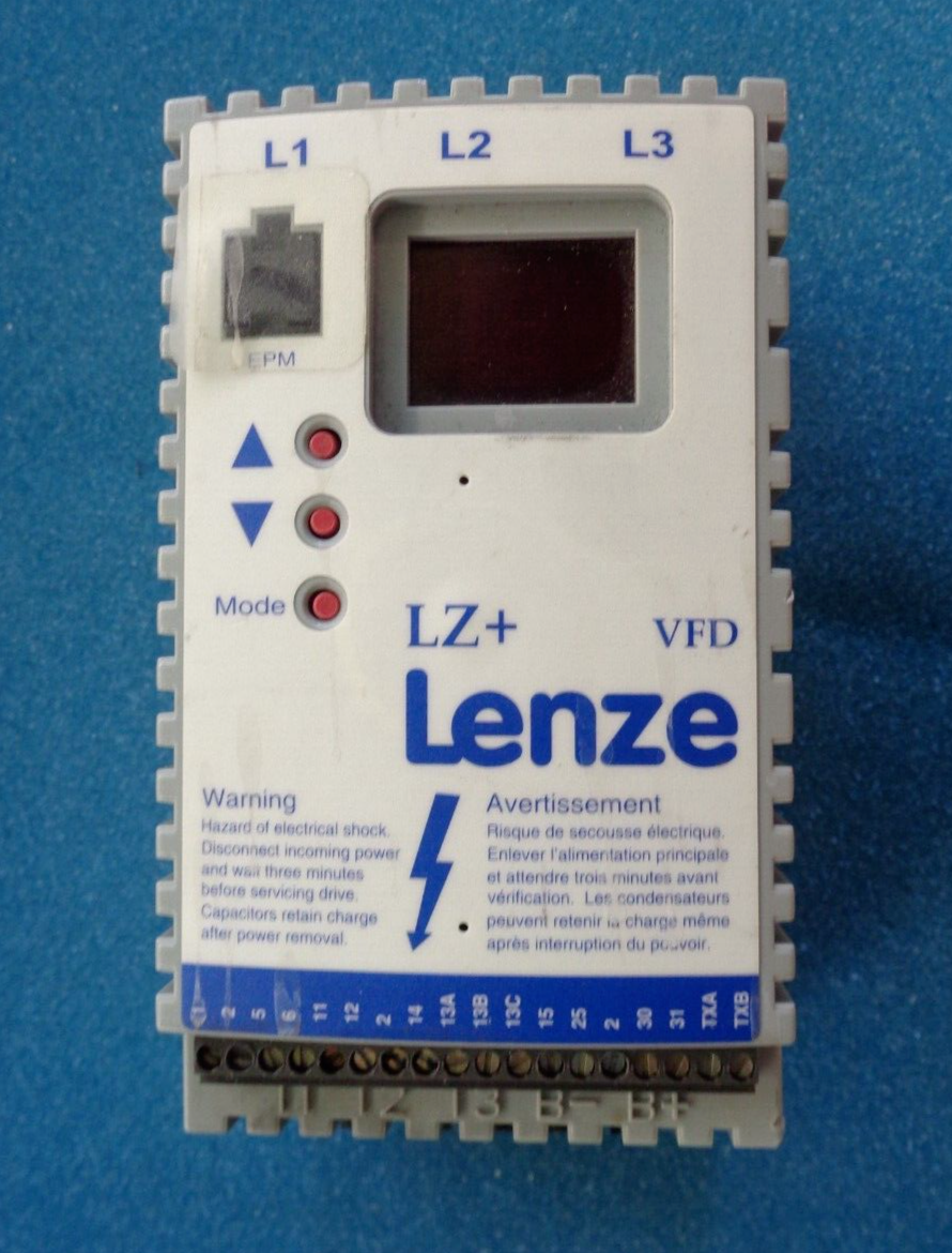 Lenze LZF Variable Frequency Drive or VFD # LZF06-4A Adj. Speed Motor ...
