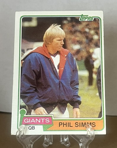 Phil Simms 1981 Topps #55 New York Giants | eBay